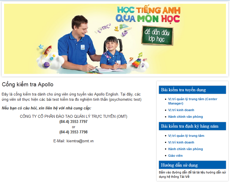 Apollo International English Center – OMT