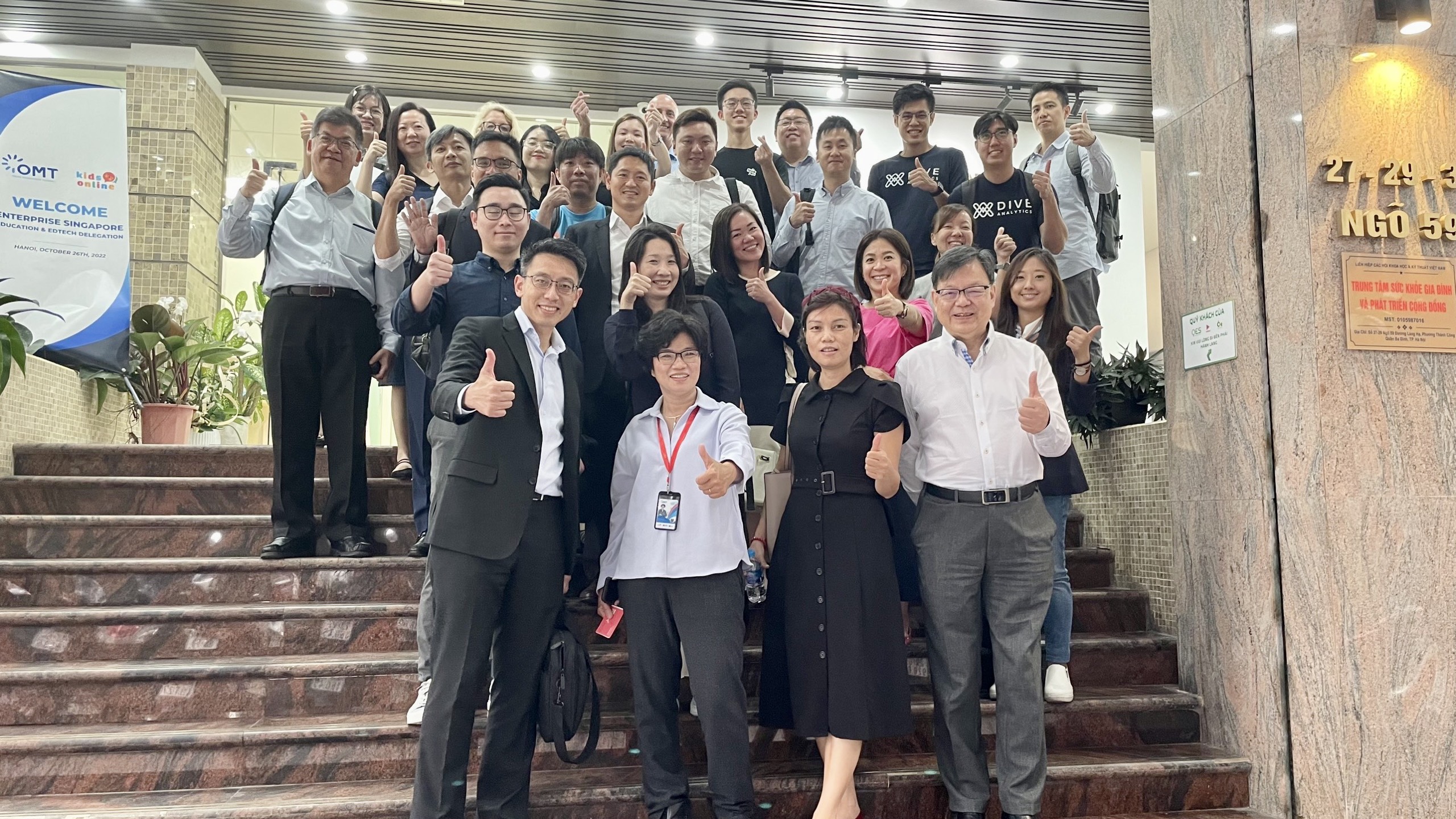Đoàn doanh nghiệp giáo dục Edtech Singapore thăm và làm việc cùng OMT – OMT